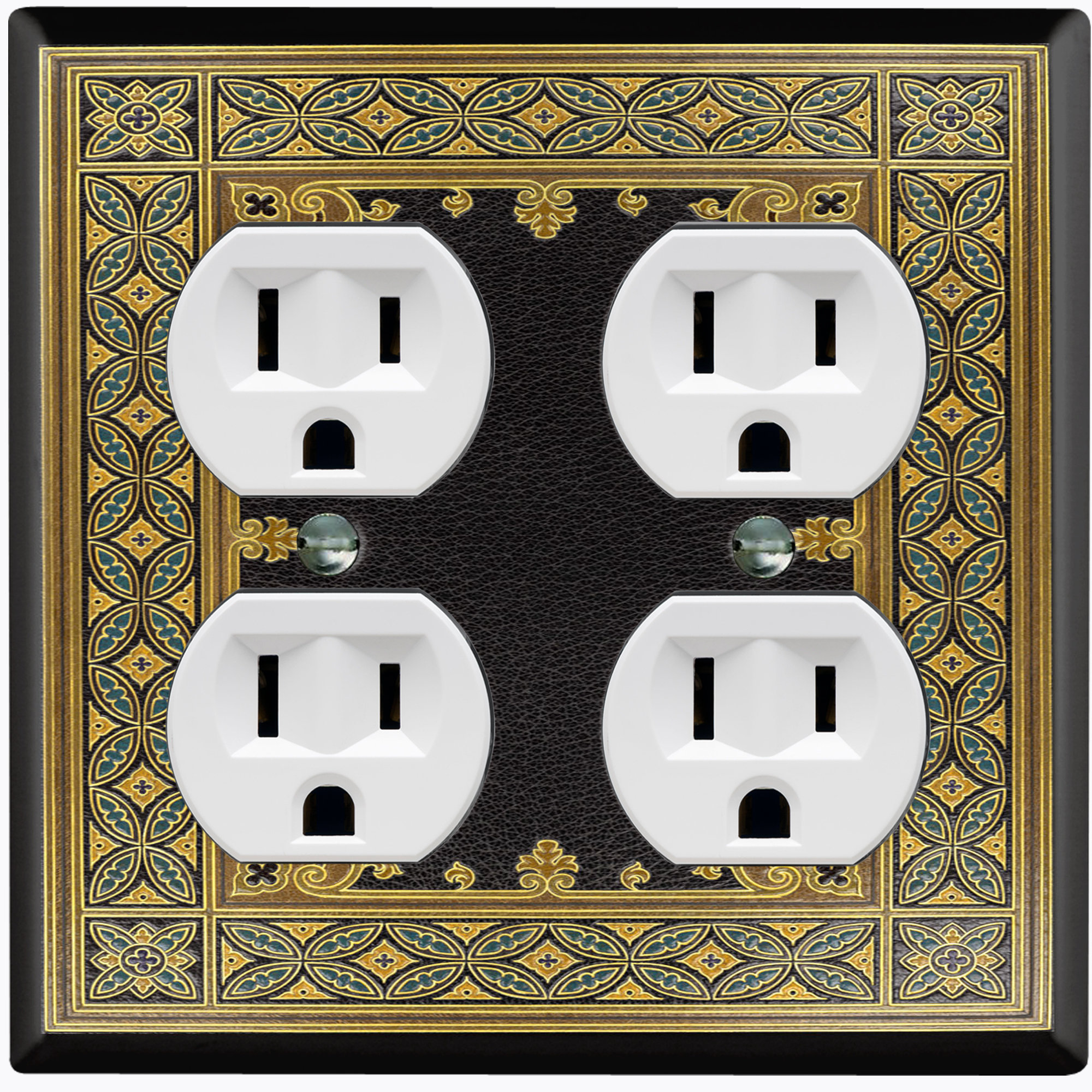 WorldAcc Metal Light Switch Plate Outlet Cover (Victorian Vintage ...
