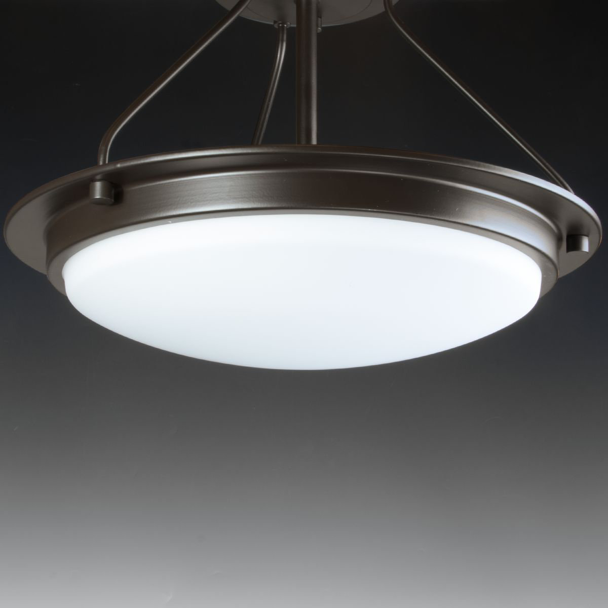 Winston Porter Vanderhoff 1 - Light Simple Bowl Semi Flush Mount | Wayfair