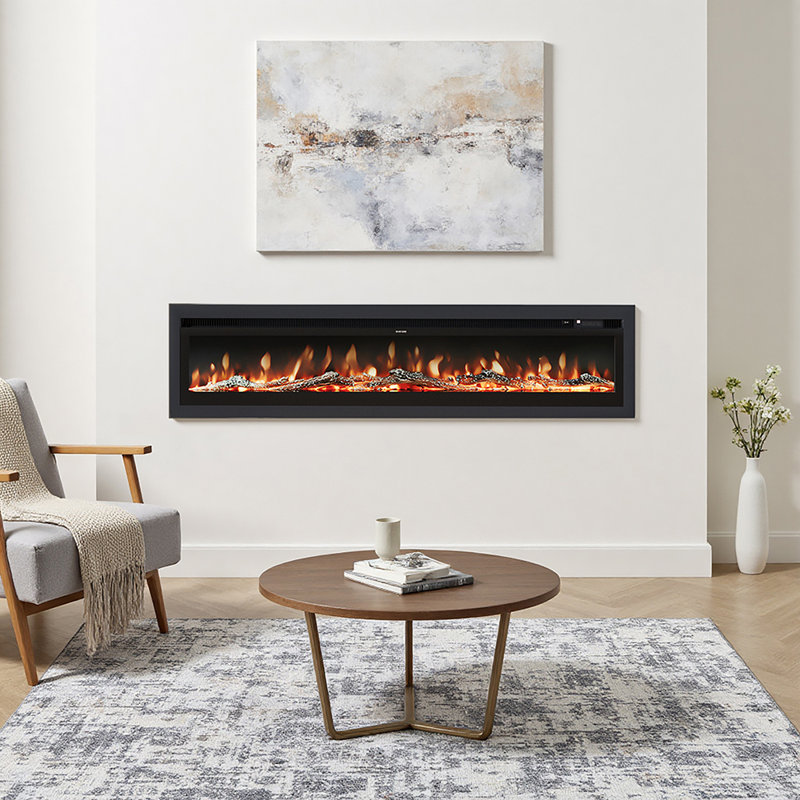 Symple Stuff 70-inch built-in electric fireplace | Wayfair.co.uk
