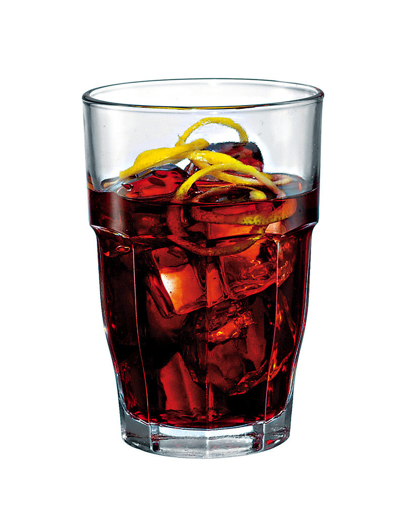 Bormioli Rocco Rock Bar Lounge 12.5 oz. Beverage Stackable Drinking ...
