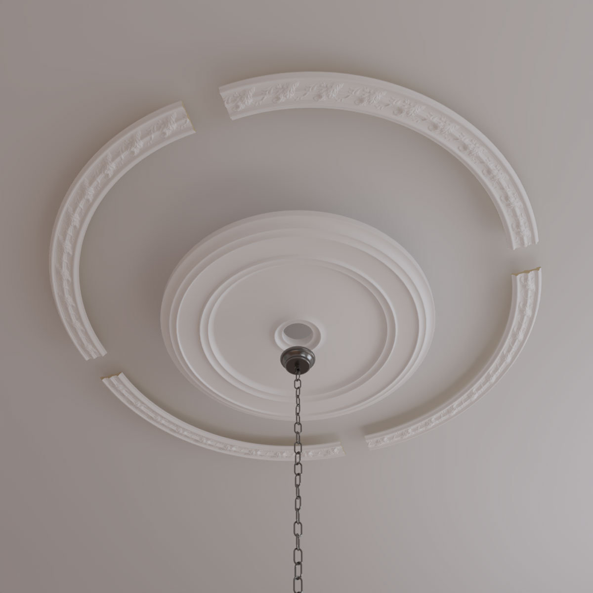 Ekena Millwork 66 3/4"OD x 58"ID x 4 3/8"W x 1"P Southampton Acanthus ...