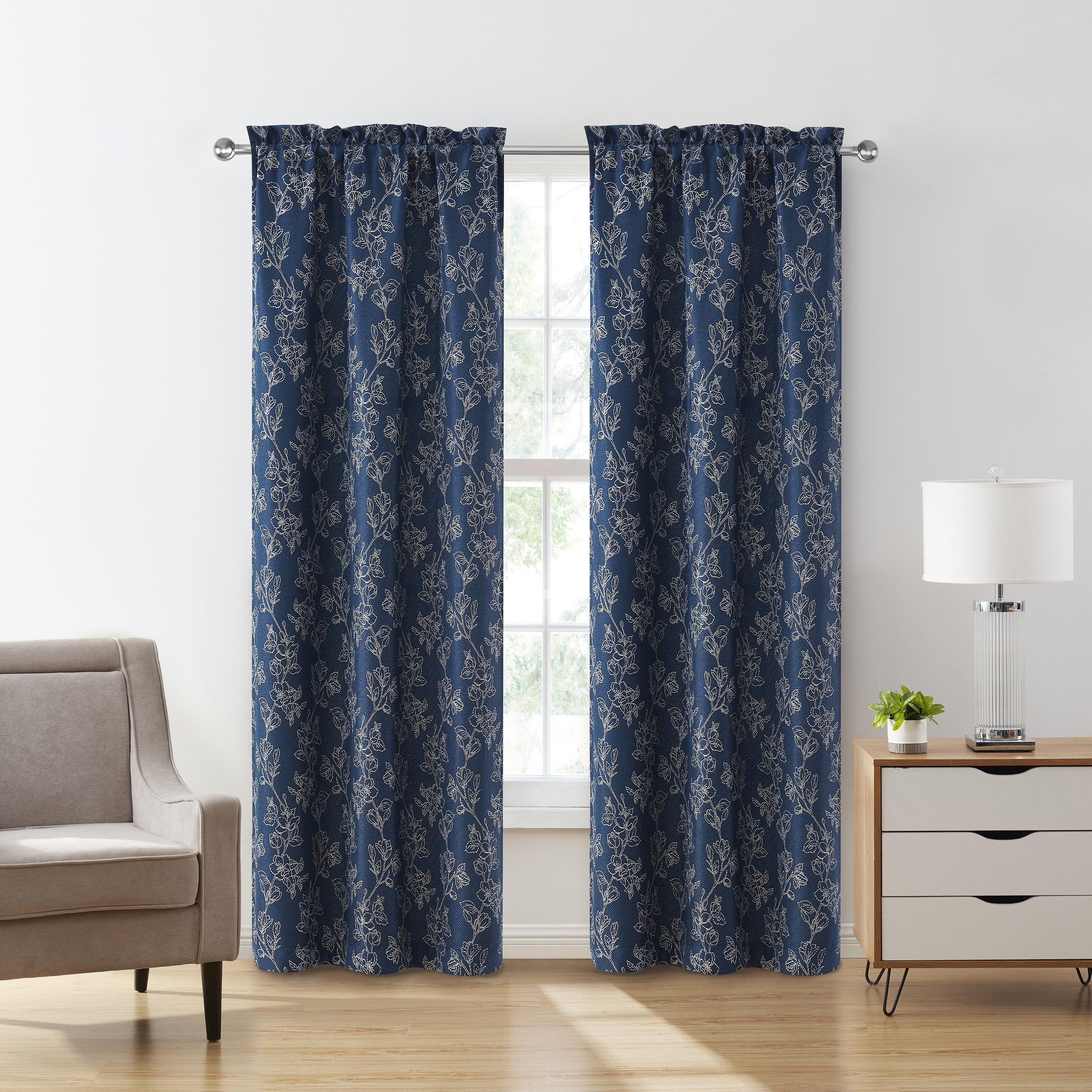 East Urban Home Floral Rod Pocket Blackout Curtain Panel - Wayfair Canada