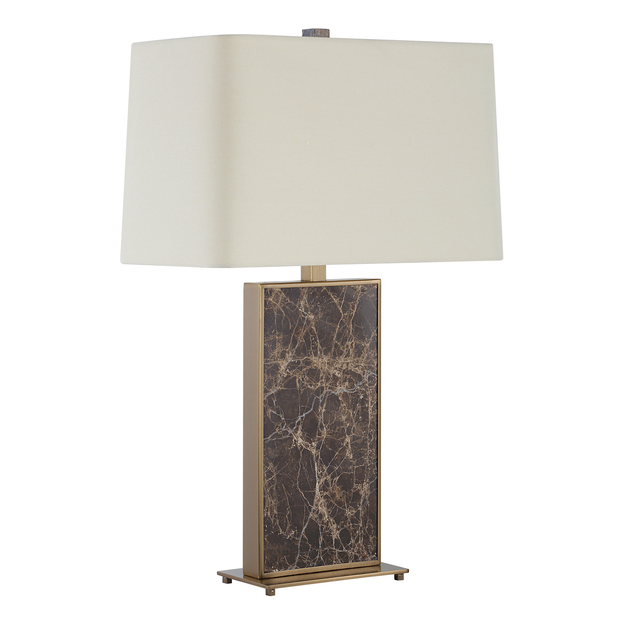 Orren Ellis Hazeltine Marble Table Lamp | Wayfair