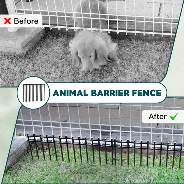 Bme Metal Animal Barrier Fence - 20x12 in – 25 pieces & Reviews | Wayfair