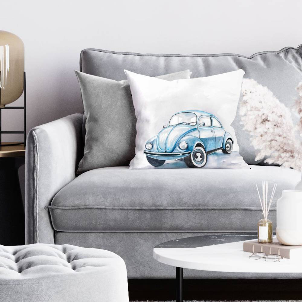 Begin Edition International Inc. Beetle Car Square Pillow Cover ...