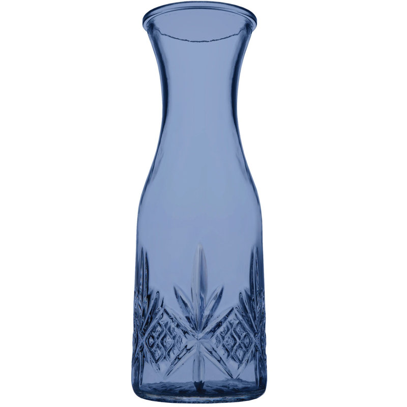 Godinger Silver Art Co Dublin Crystal Blue Carafe | Wayfair