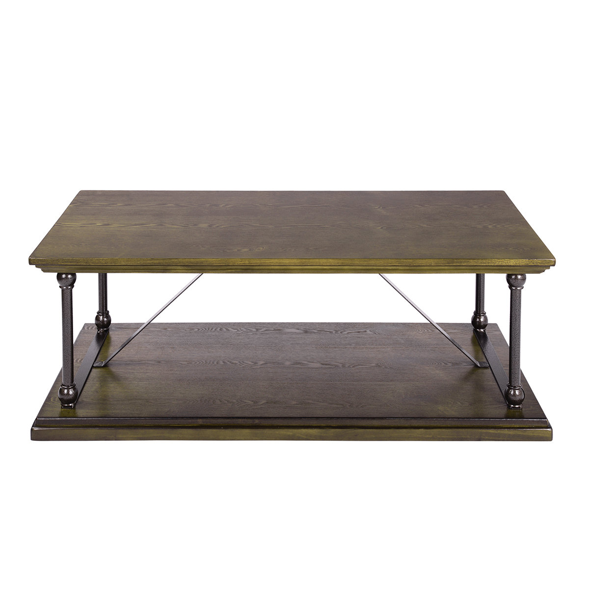Williston Forge Jiara Floor Shelf Coffee Table with Storage Cocktail ...