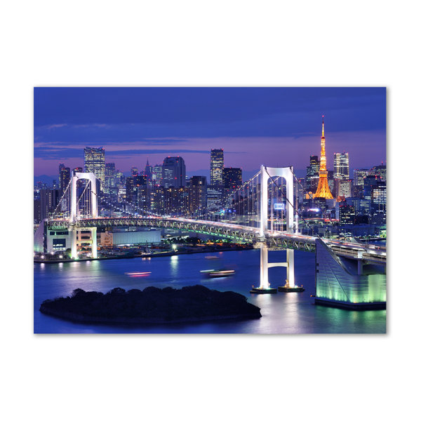 Brayden Studio Bridge In Tokyo - Wrapped Canvas Art Prints | Wayfair.co.uk