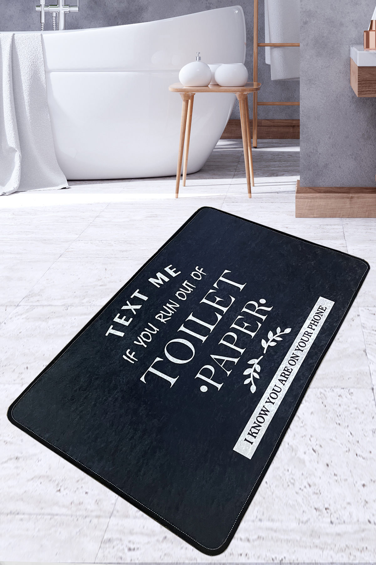 East Urban Home Seltzer Bath Mat | Wayfair