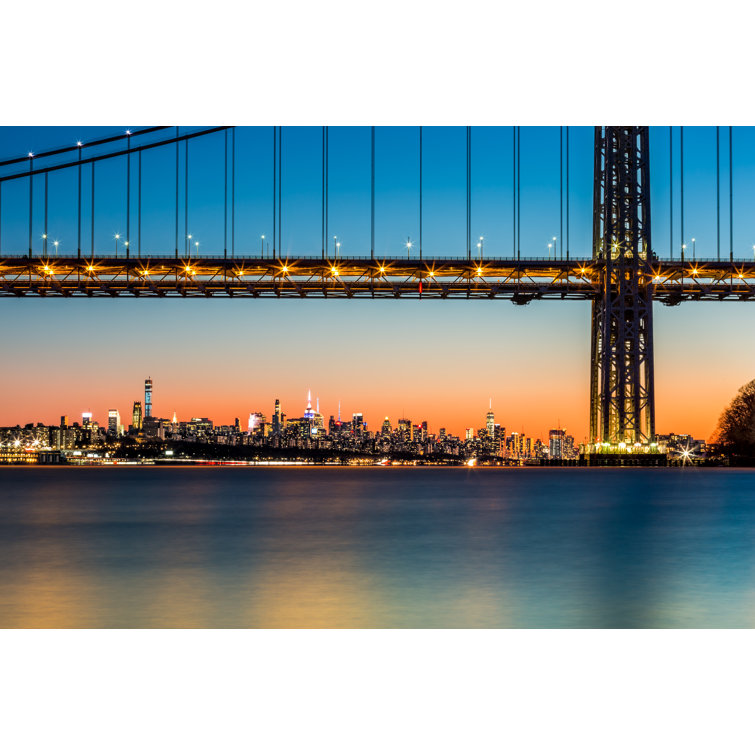 17 Stories Ebbi Gwb At Sunset by Ultima_Gaina - Wrapped Canvas ...