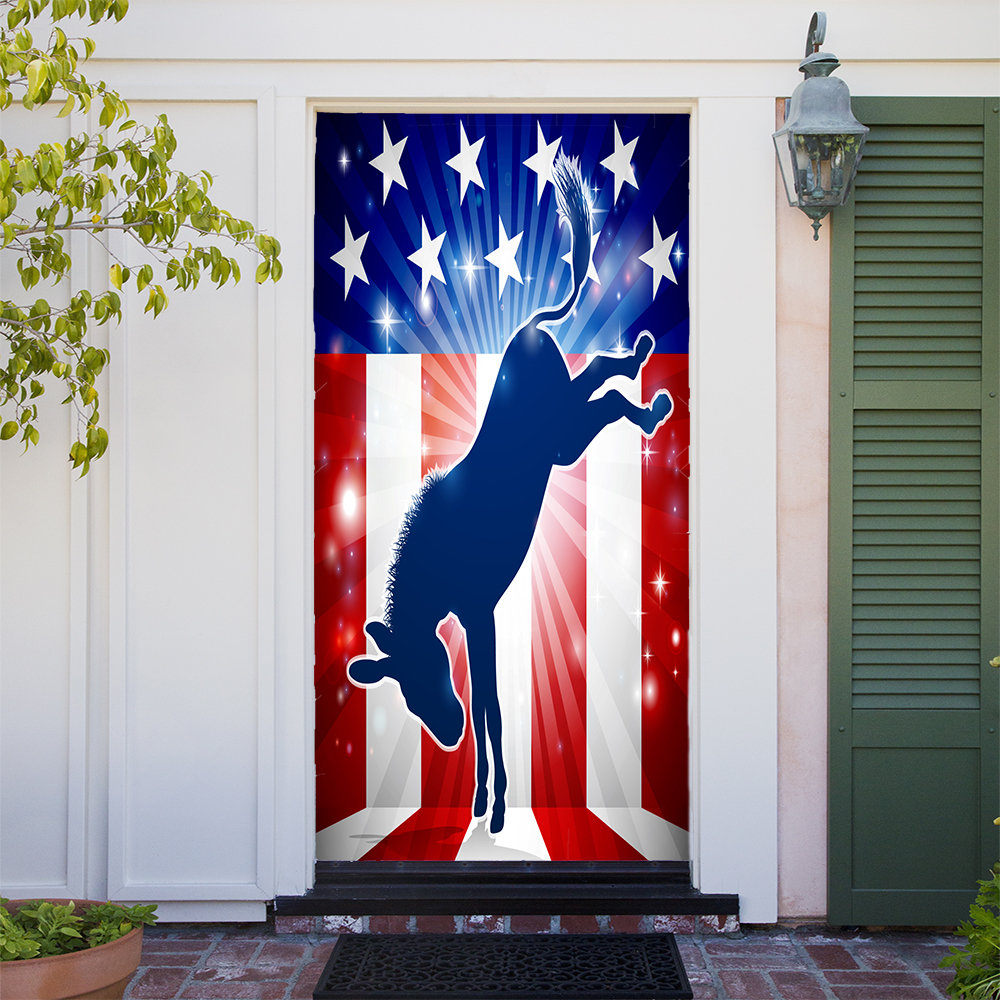 Winston Porter Middlefield Kicking Democrat Door Decor - Wayfair Canada