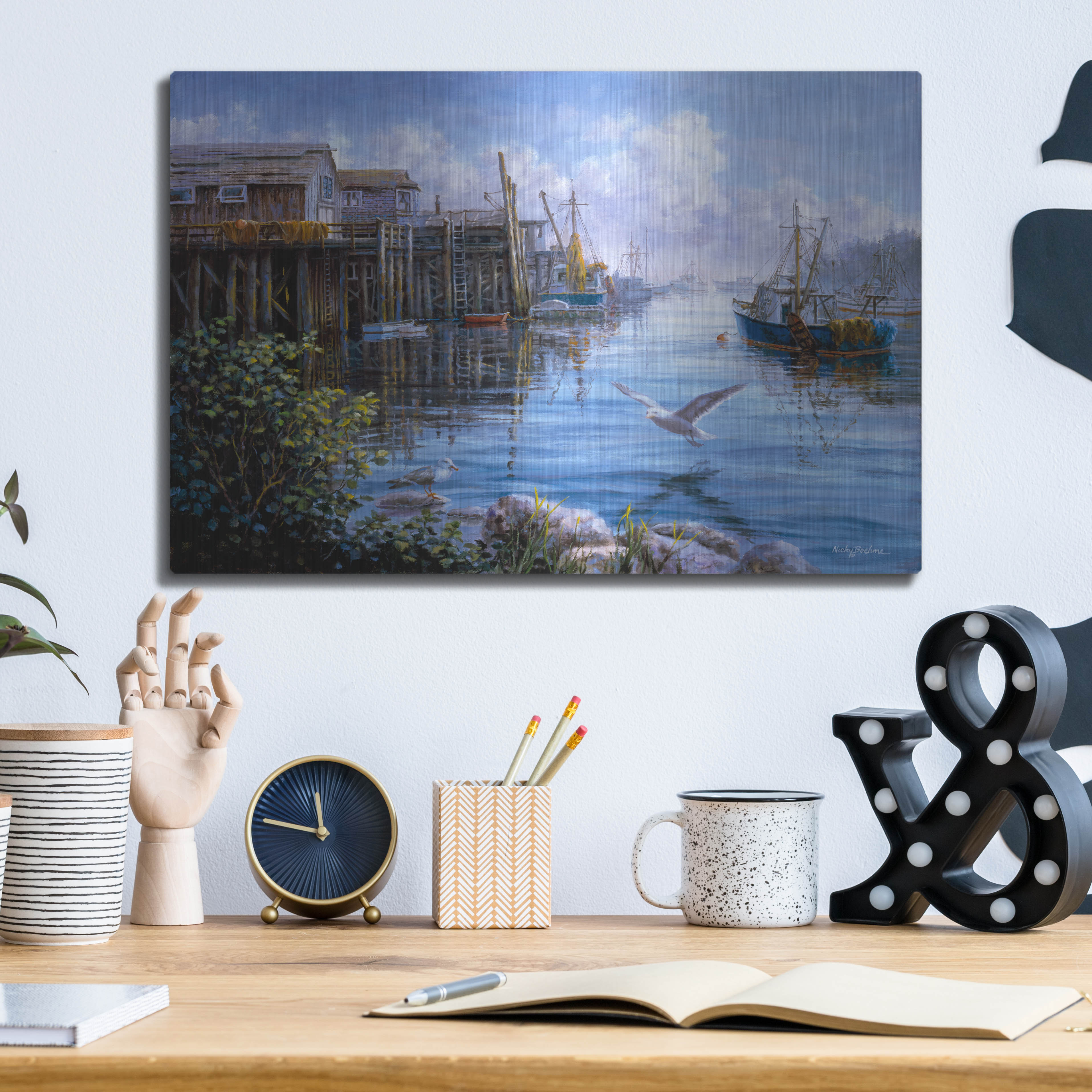 Ivy Bronx 'Bird Eye View' by Nicky Boehme Metal Wall Art | Wayfair