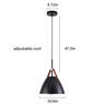 17 Stories Keydren 1 - Light Single Dome Pendant & Reviews | Wayfair