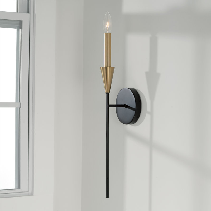 Capital Lighting Avant Steel Candle Wall Light | Wayfair