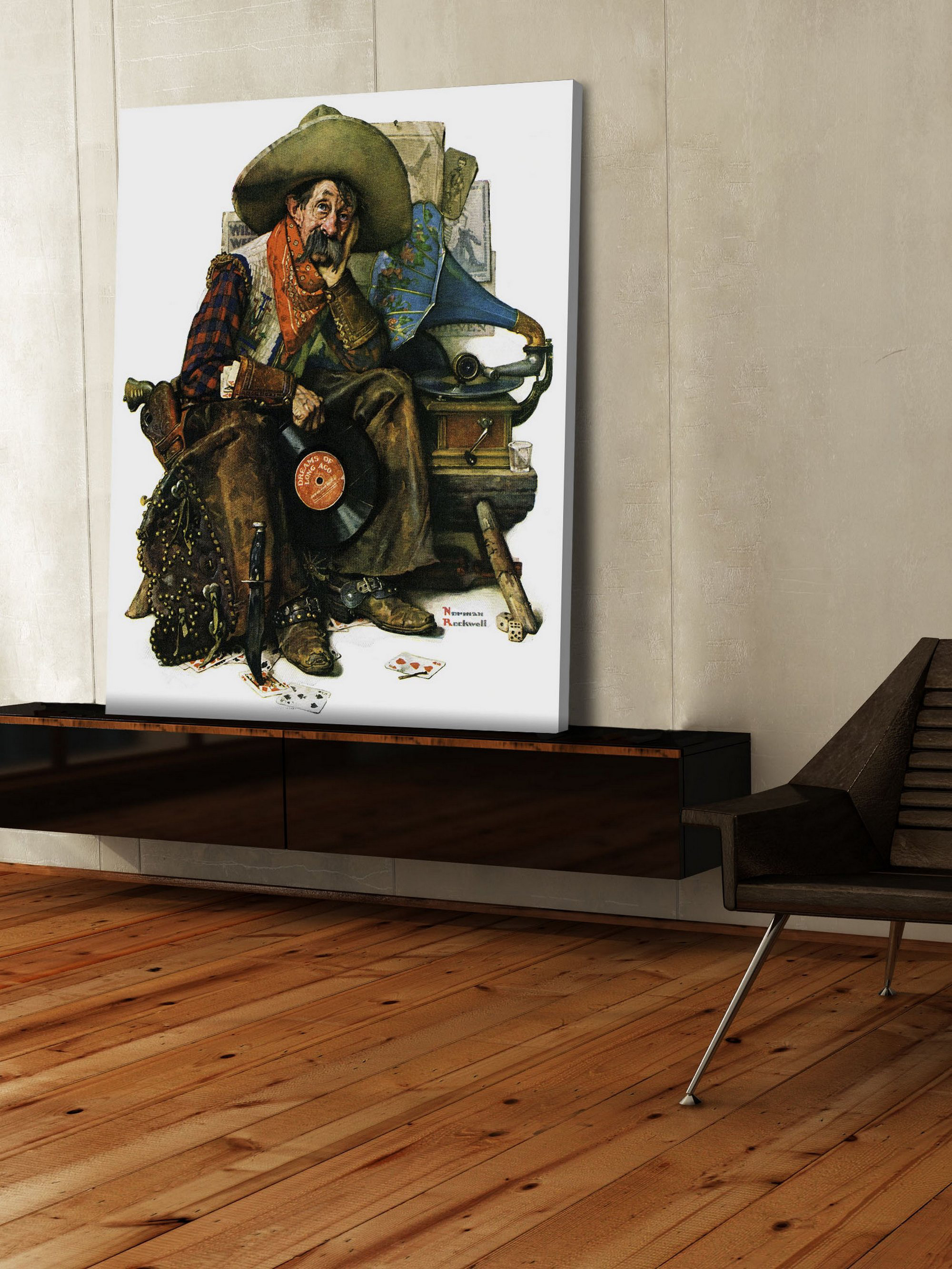 Vault W Artwork Dewey v. Truman by Norman Rockwell Print on Wrapped ...