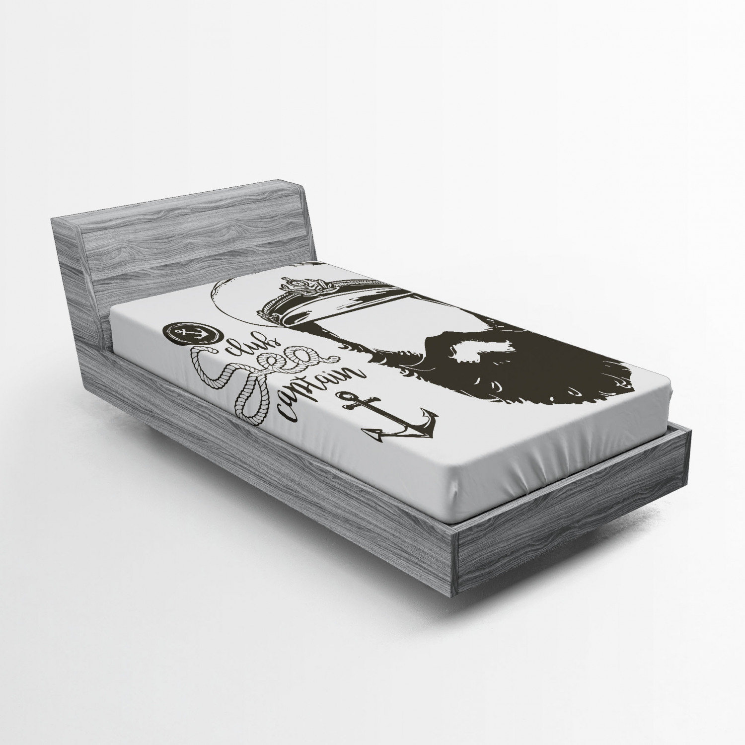 Ambesonne Anchor Fitted Sheet | Wayfair