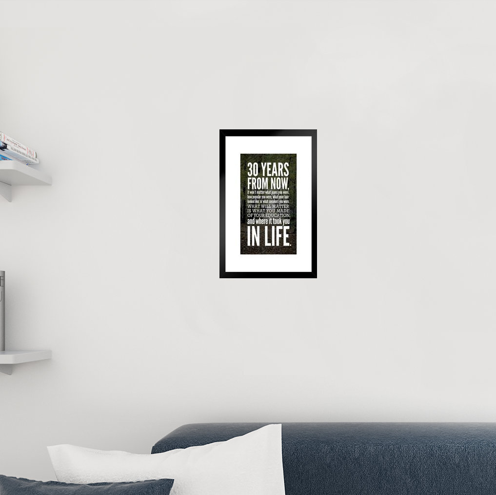 Trinx 30 Years From Now Education Life Motivational Quote Inspirational ...