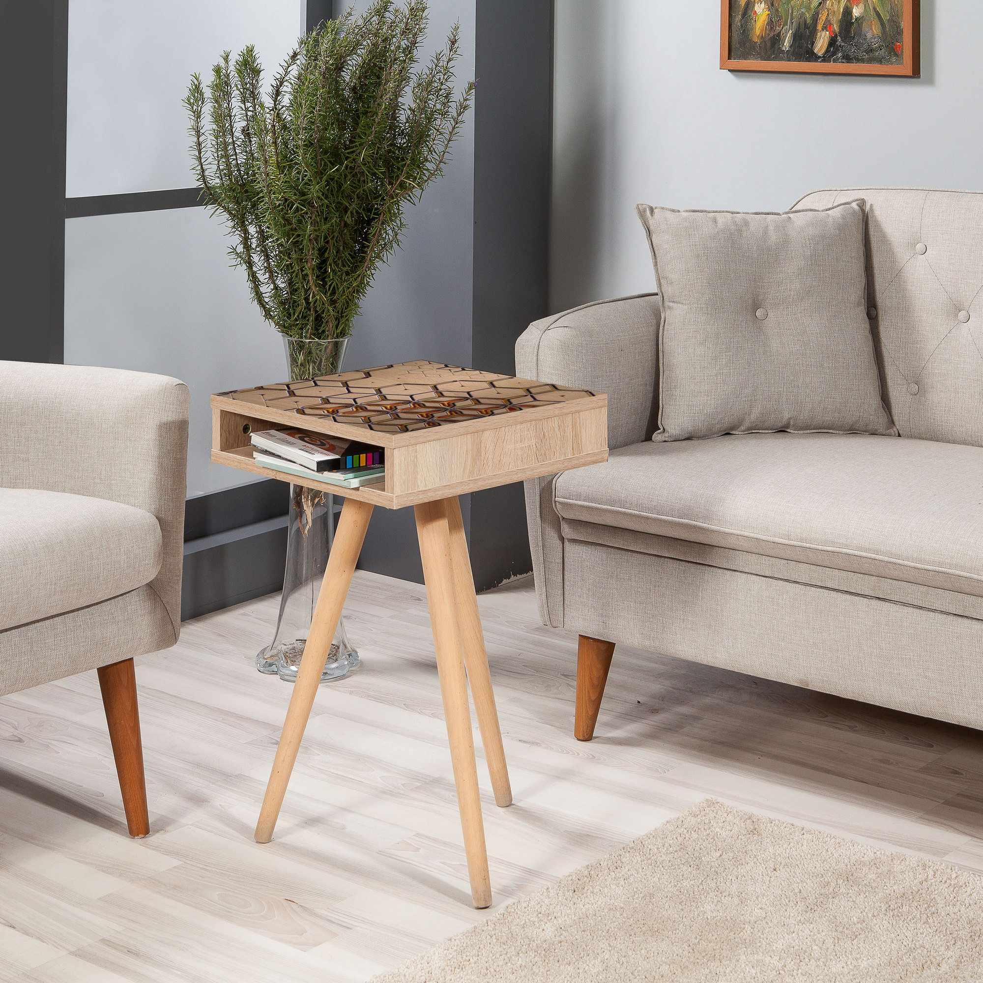 East Urban Home Gia Side Table - Wayfair Canada