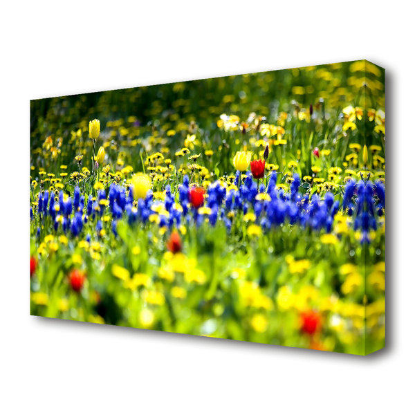 East Urban Home Spring Fling Flowers - Wrapped Canvas Print | Wayfair.co.uk