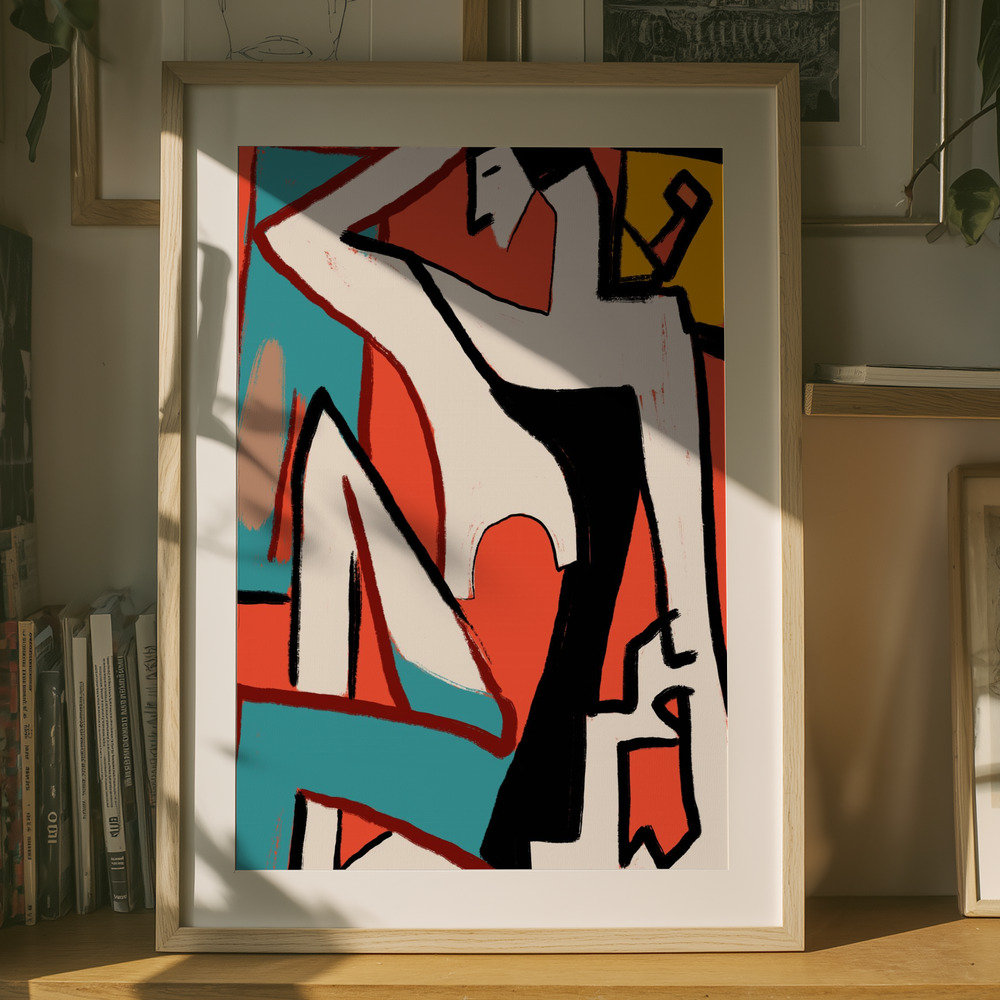 Corrigan Studio Geometric Forms To Depict A Stylized Figure | Wayfair.co.uk