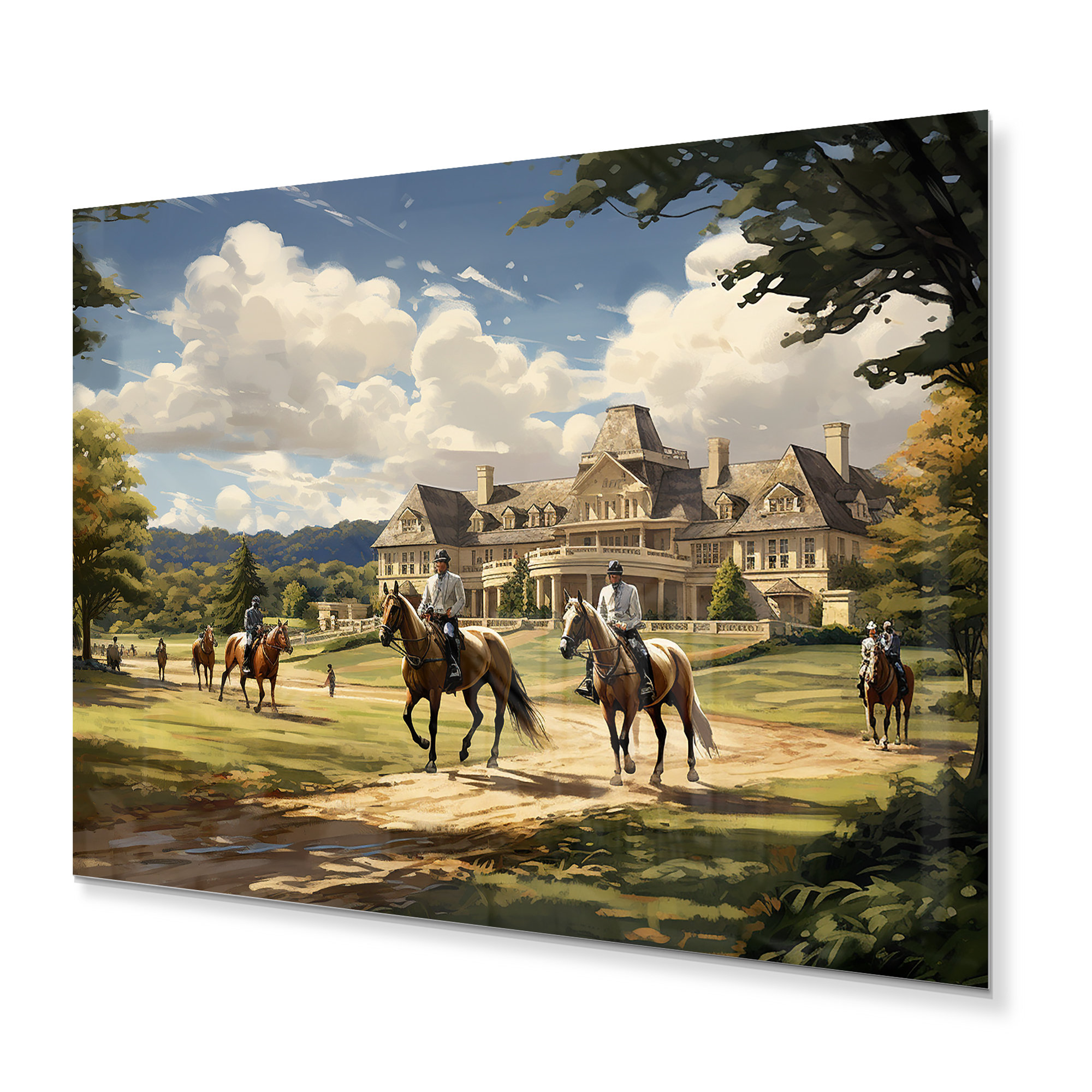 Charlton Home® Country Clubs Equestrian Elegance II - Animals Metal ...