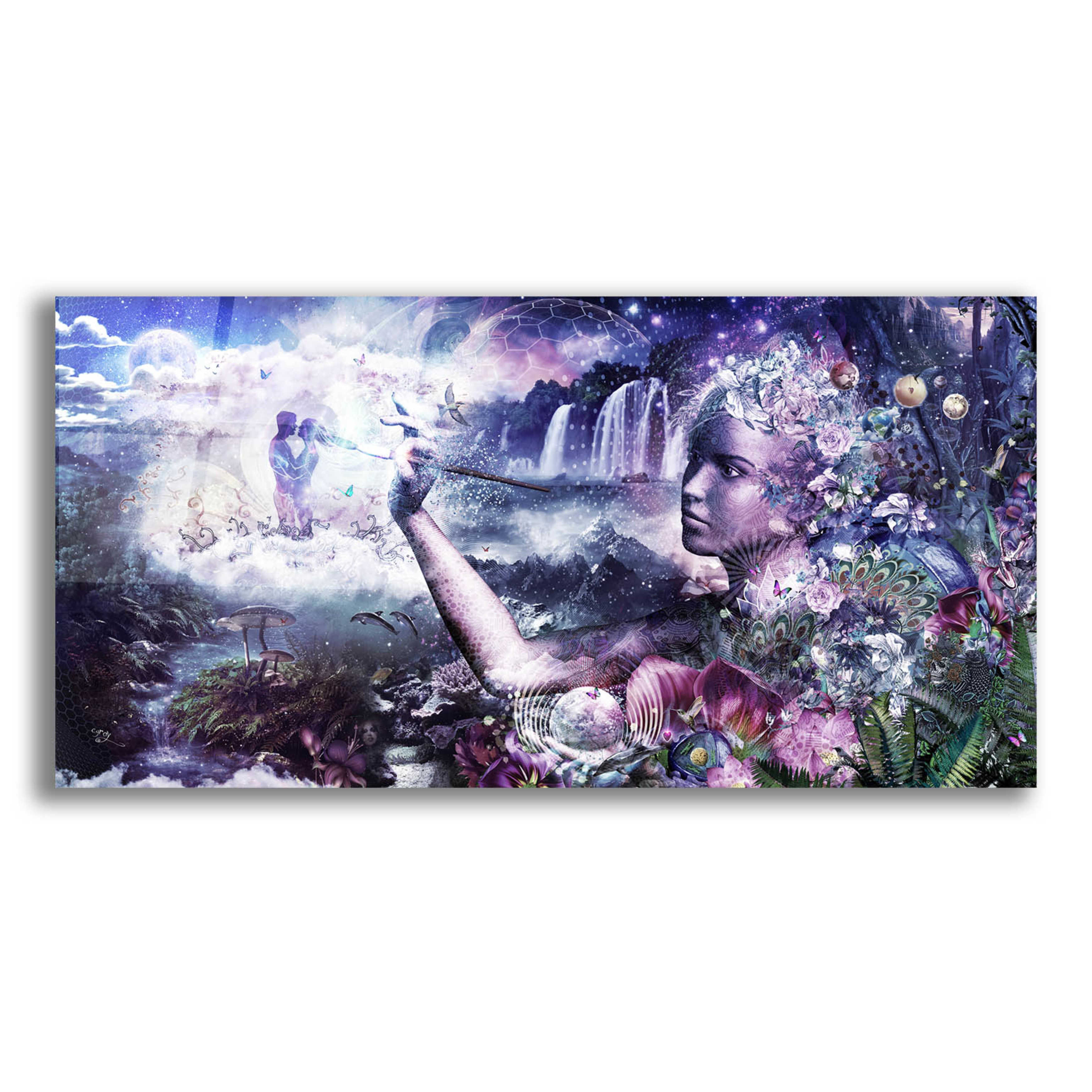 Trinx ''The Painter'' By Cameron Grey, Acrylic Glass Wall Art - Wayfair ...