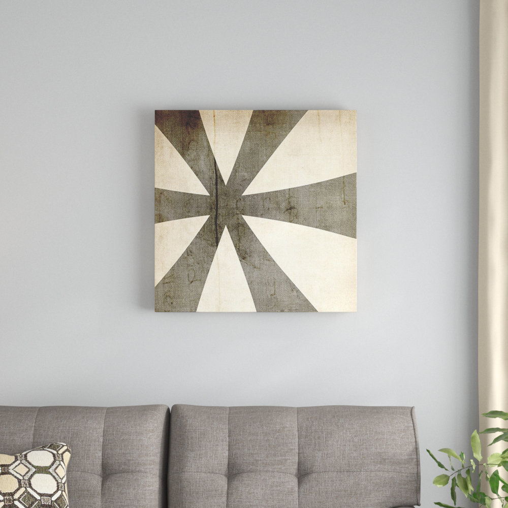 East Urban Home Asterisk-Bleached - Wrapped Canvas Textual Art Print ...