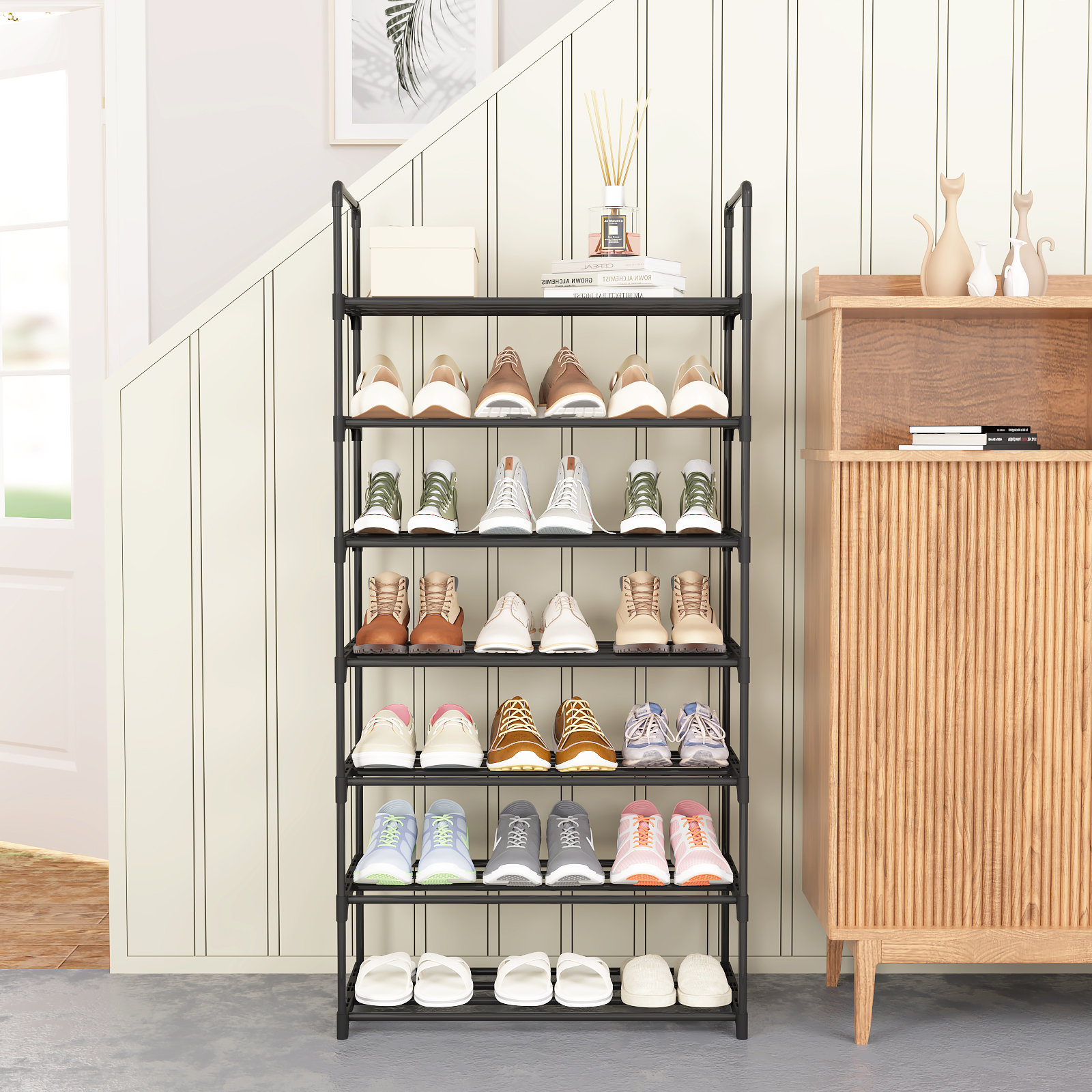 Rebrilliant 15-20 Pairs Large-Capacity Shoe Racks With Adjustable ...