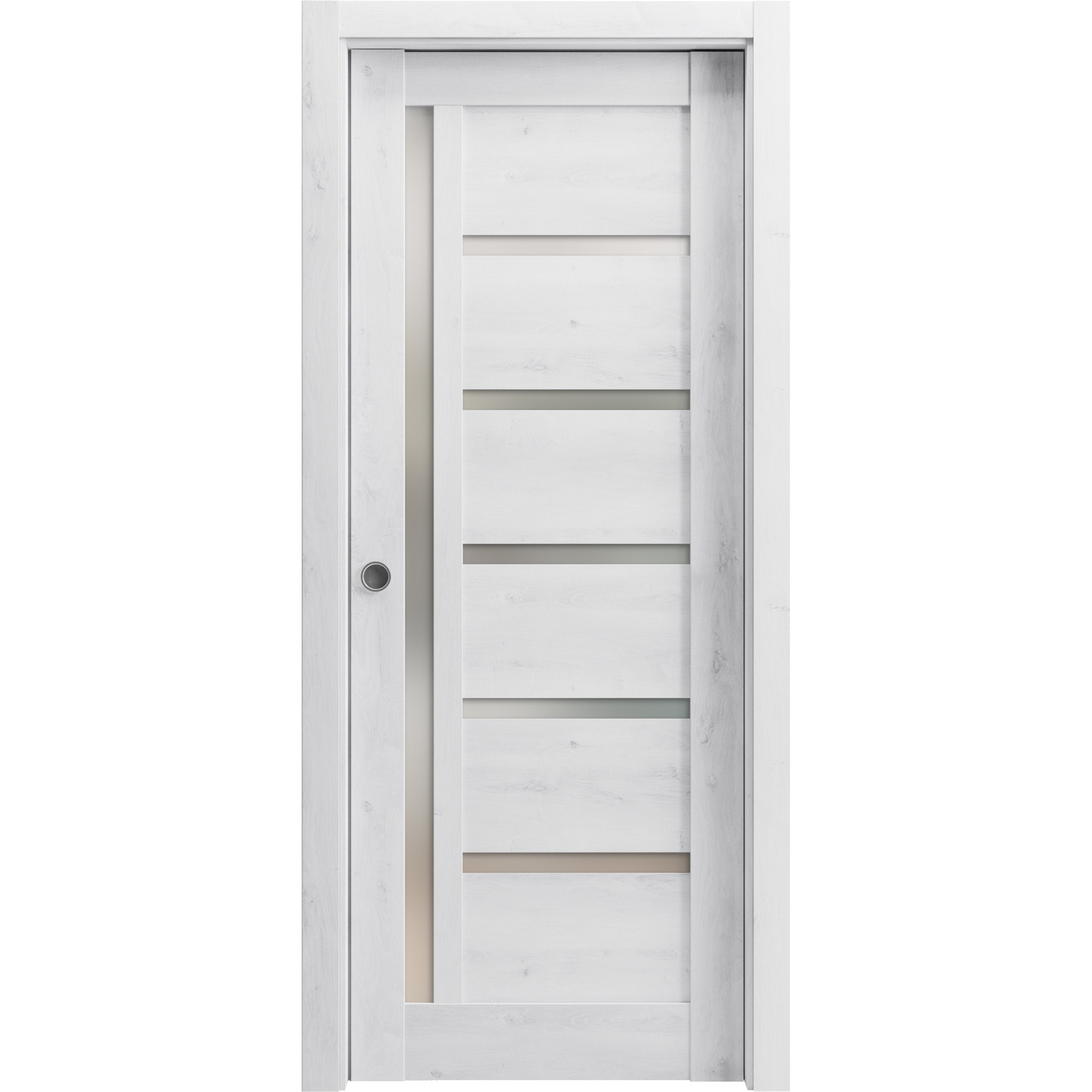 SARTODOORS Paneled Wood Quadro Sliding Closet Doors | Wayfair