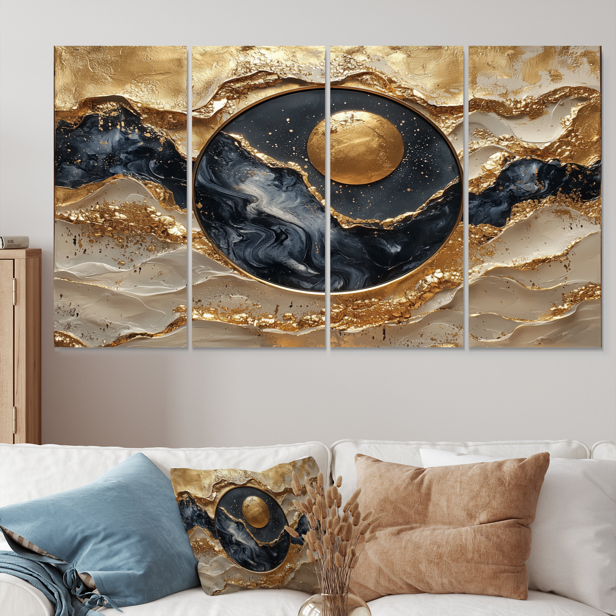 Mercer41 Clermont - Abstract Realism Wall Art - Modern Wall Art Set ...