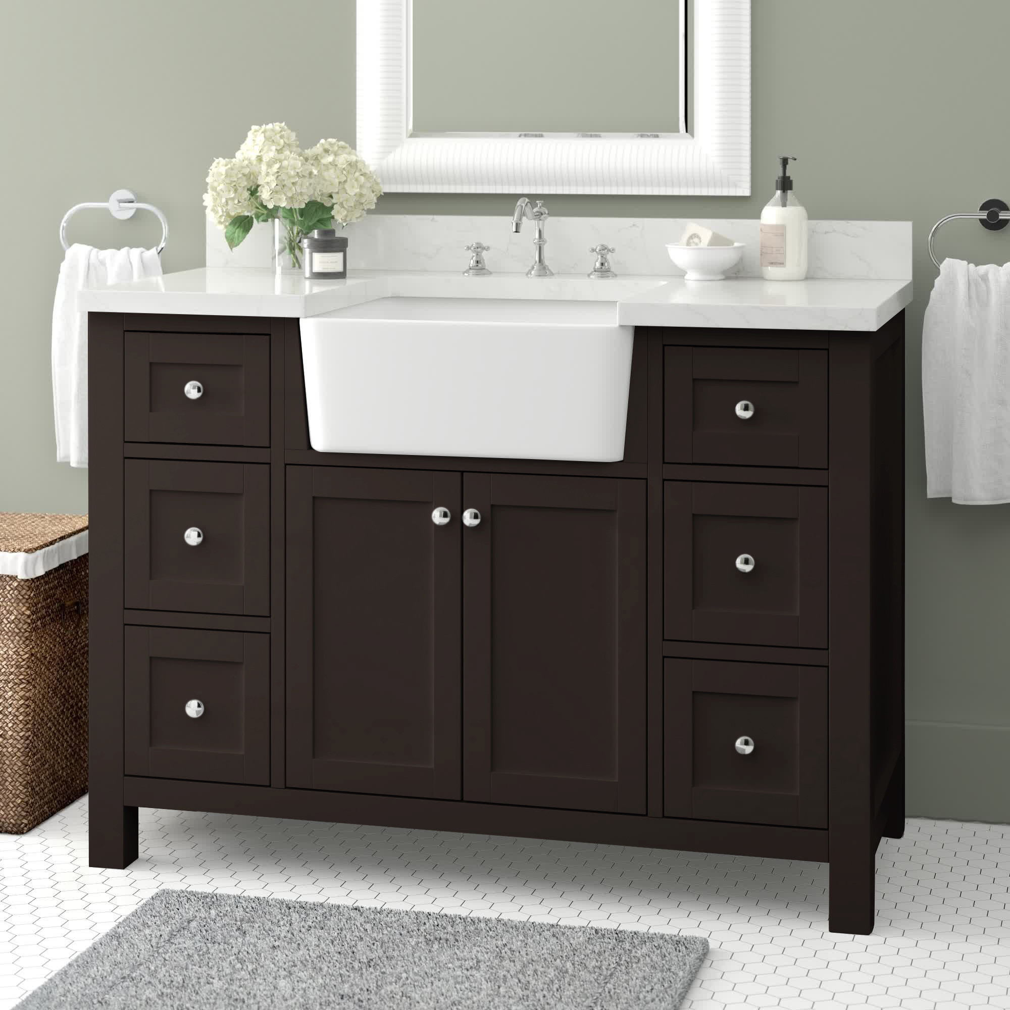 Lark Manor 48" W Single Bathroom Vanity & Reviews - Wayfair Canada