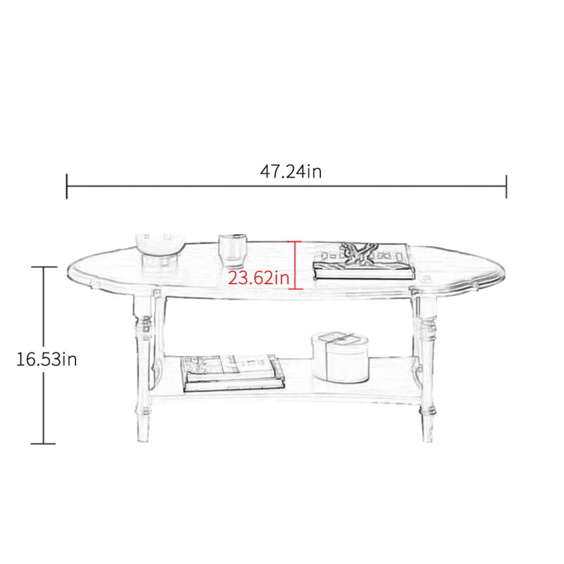 jessica Medieval Shaped Coffee Table Solid Wood Coffee Table | Wayfair
