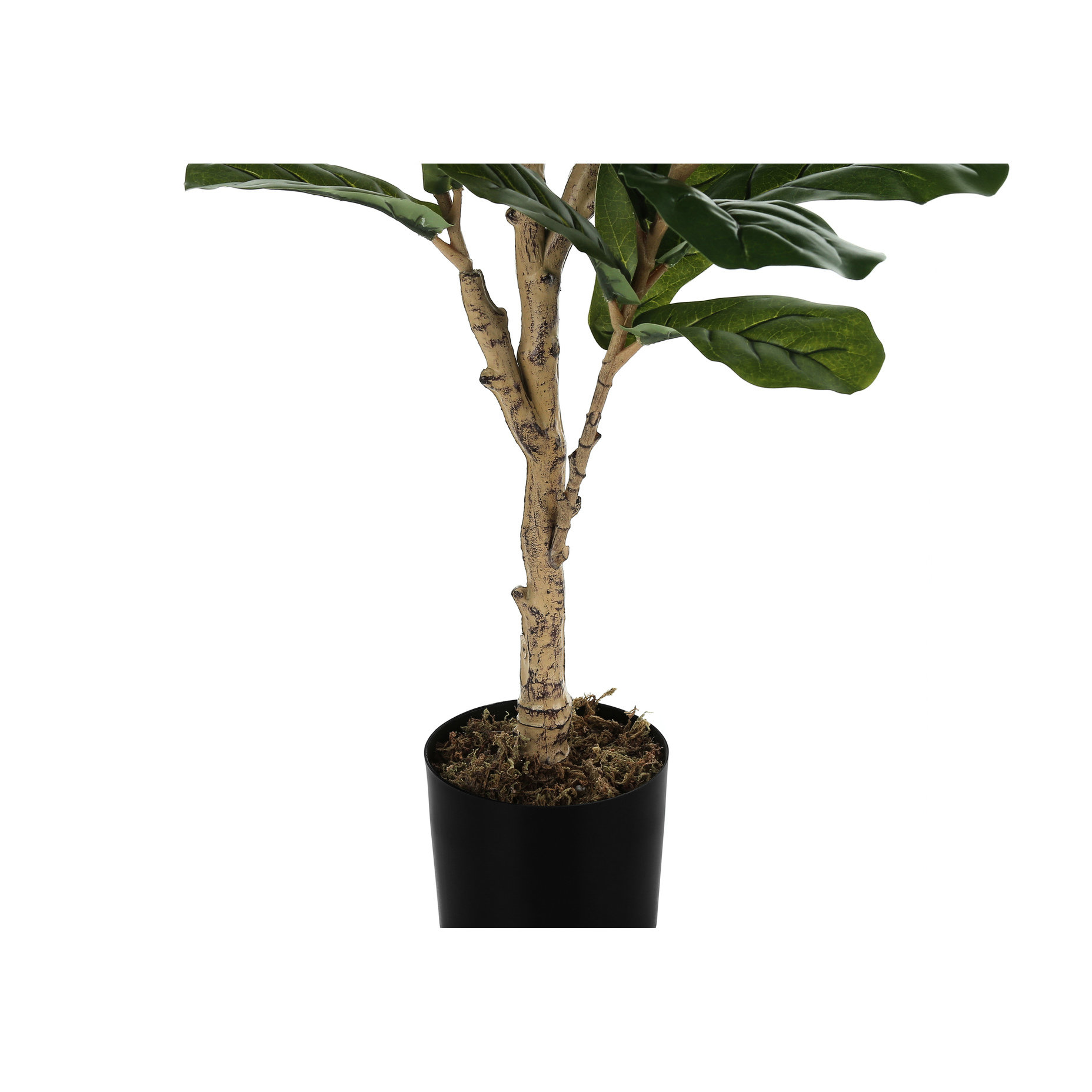 Latitude Run® 47" Tall Fake Fiddle Tree - No Maintenance, Real Touch ...