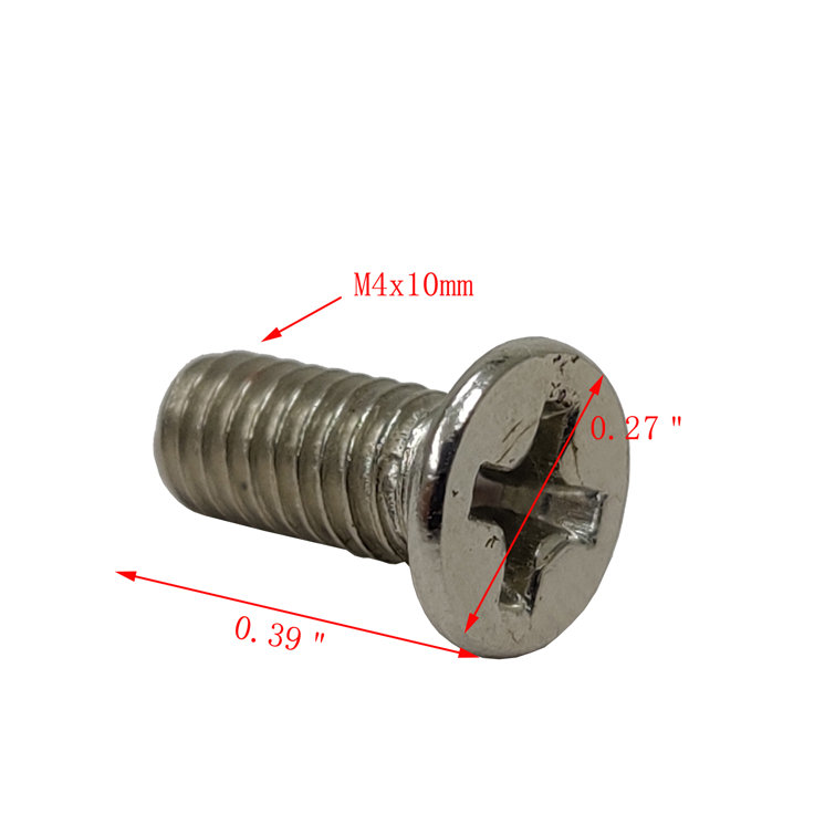 FixtureDisplays Hex Socket Flat Countersink Head M4x10mm screws ...
