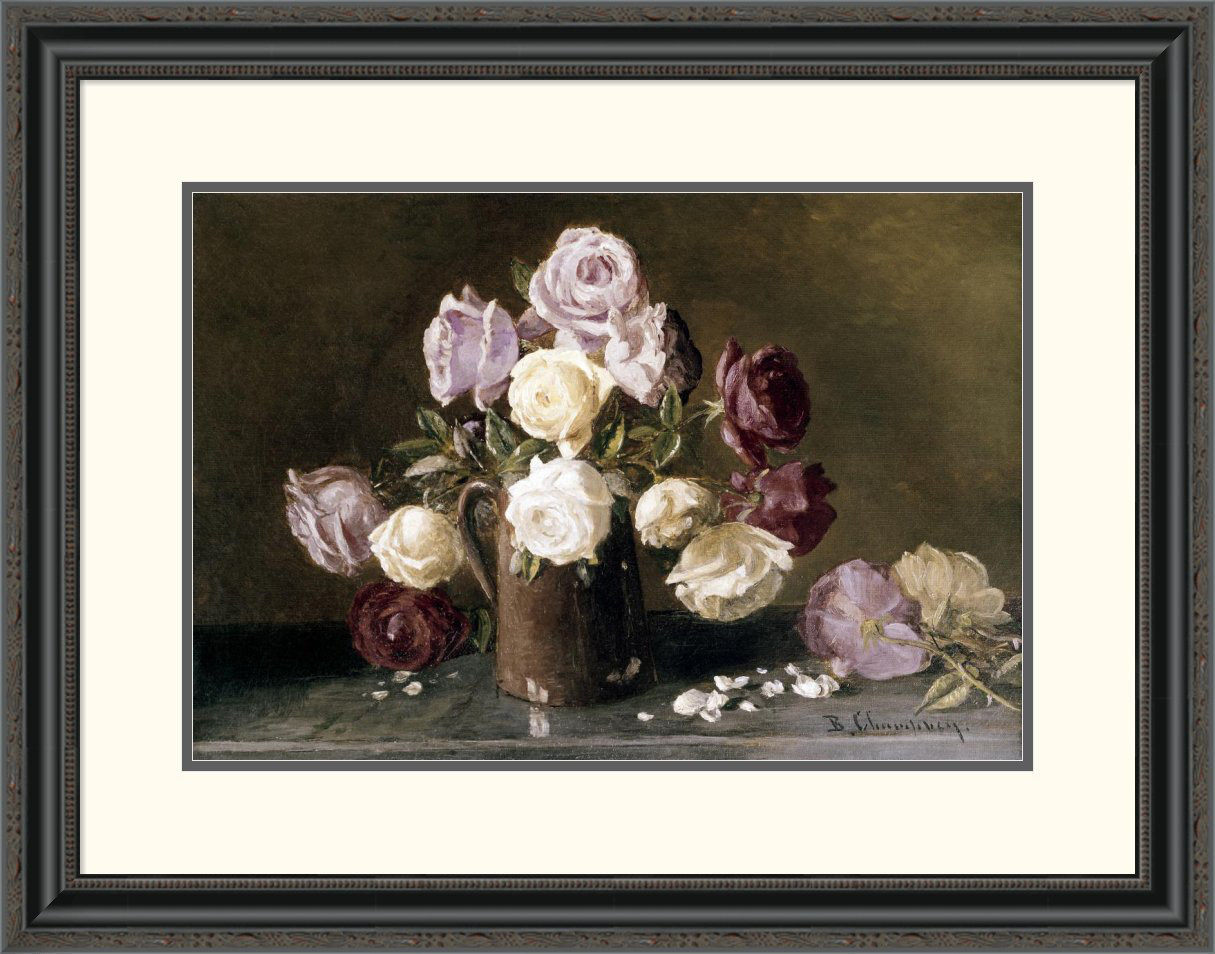 Global Gallery 'Roses' by Benjamin Champney Framed Painting Print | Wayfair