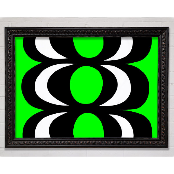 Bright Star Space In Time Lime Green - Print | Wayfair.co.uk