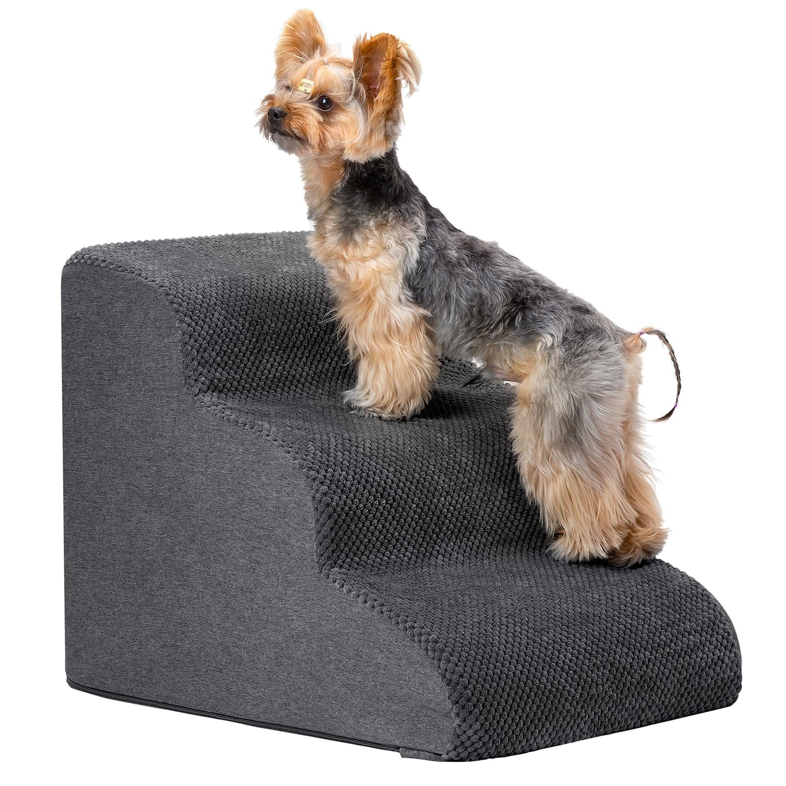 Latitude Run® 3-Step Non-Slip Pet Stairs for Small Dogs and Cats | Wayfair