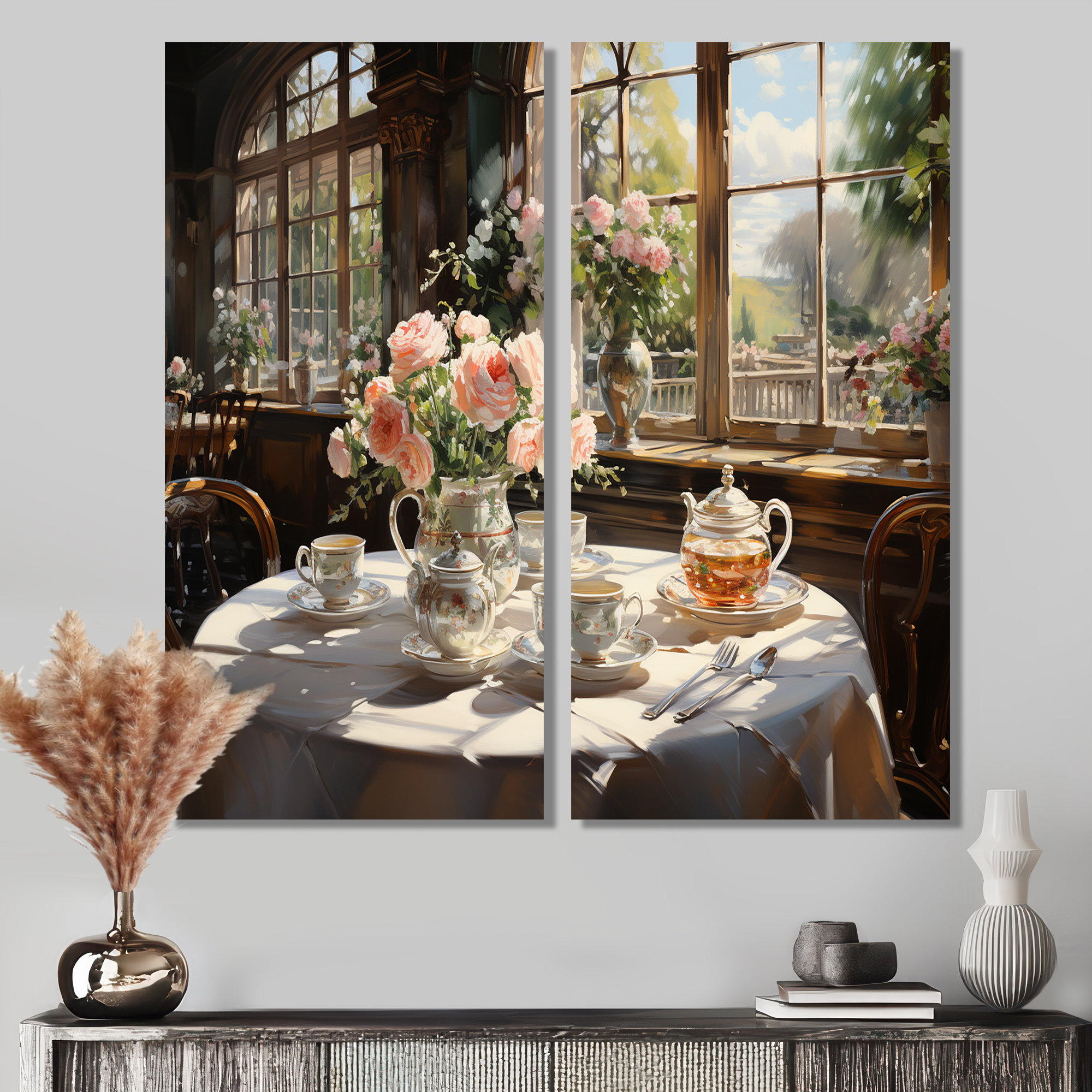 Ophelia & Co. Country Clubs Afternoon Tea V - Beige Traditional Wall ...