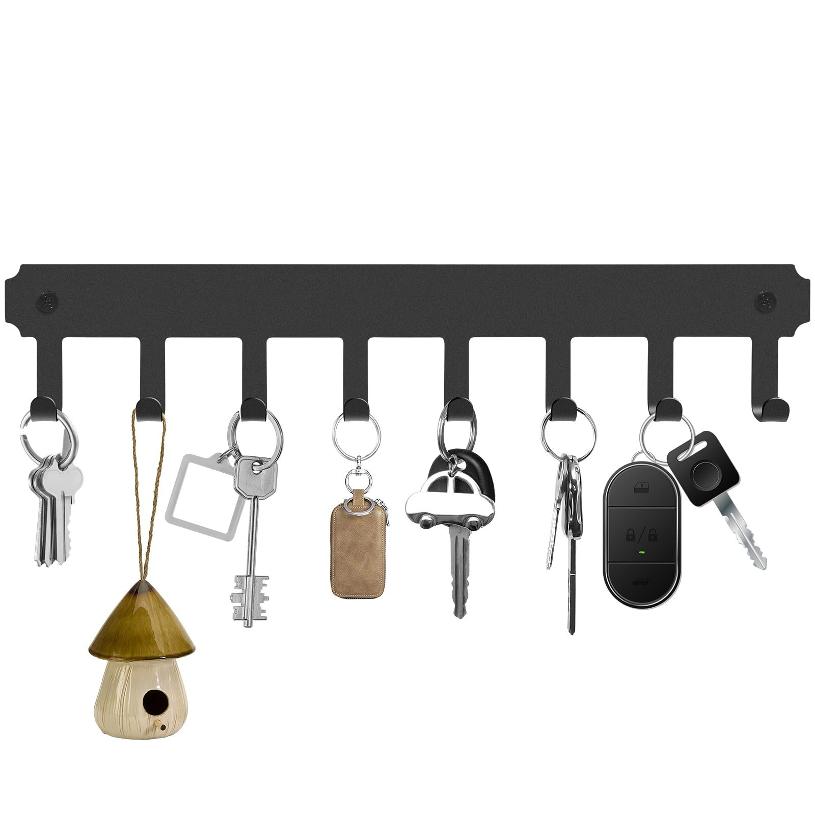 The Twillery Co.® Kerens Key Holder for Wall, Key Hooks with 8 Hooks ...