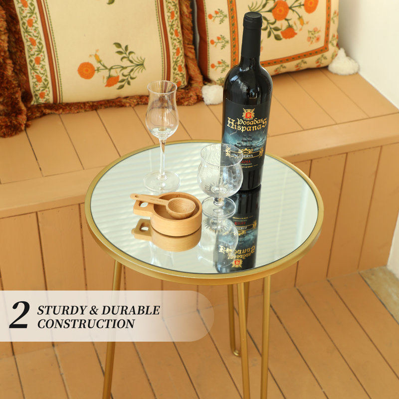 George Oliver Dier 21.5'' Tall Outdoor Modern Side Table & Reviews ...