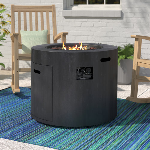 Freeport Park® Hartland Outdoor Outdoor 40,000 BTU Circular Fire Pit ...