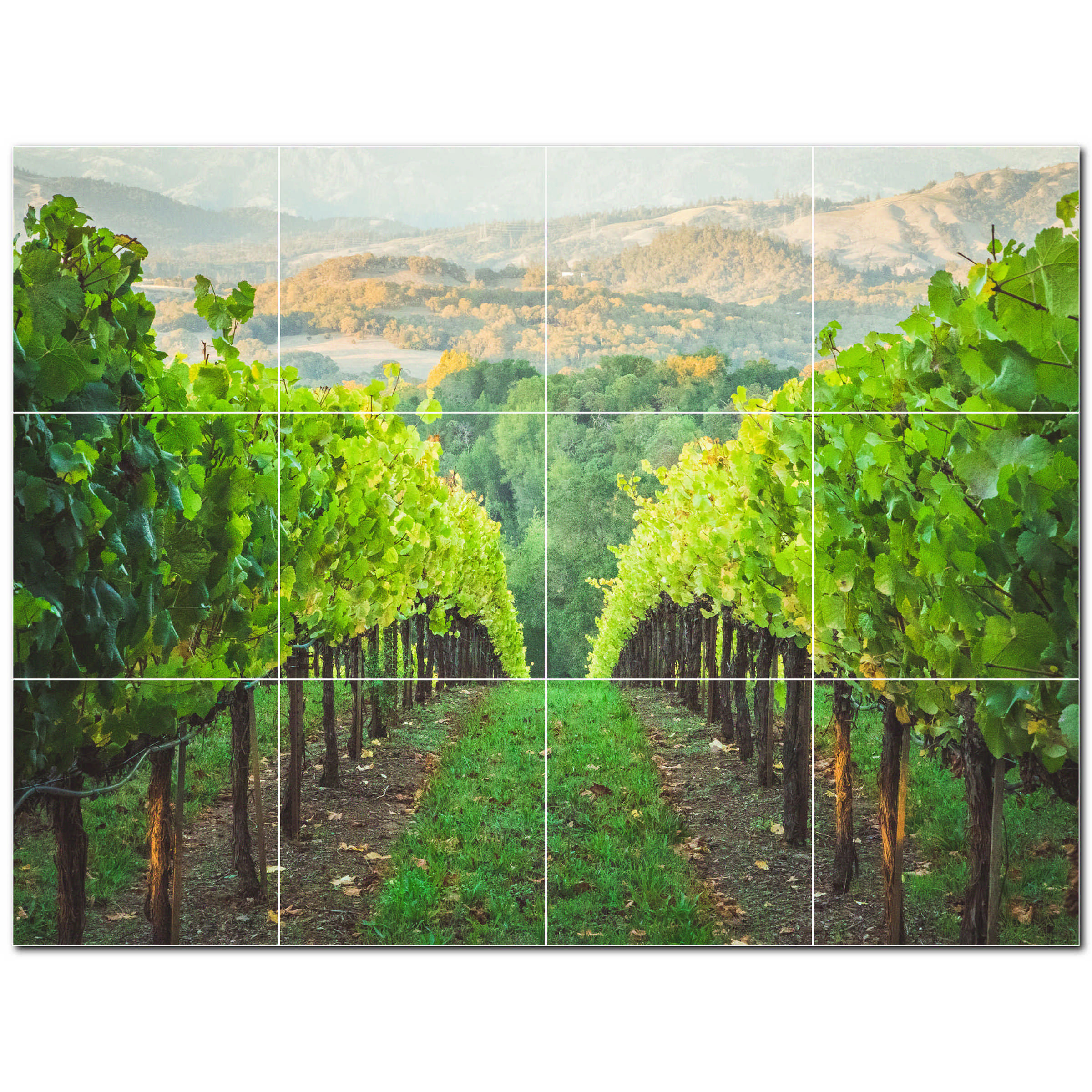 Picture-Tiles.com 24" x 32" Ceramic Farm Photo Decorative Mural Tile ...