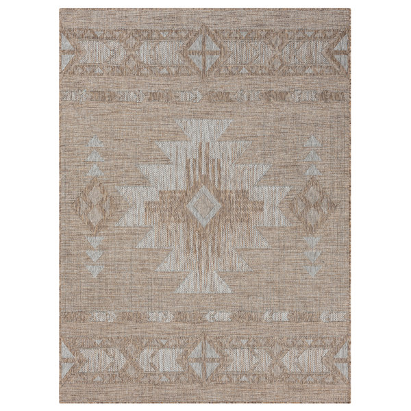Union Rustic Kaymiah Machine Woven Performance Coconut Rug | Wayfair