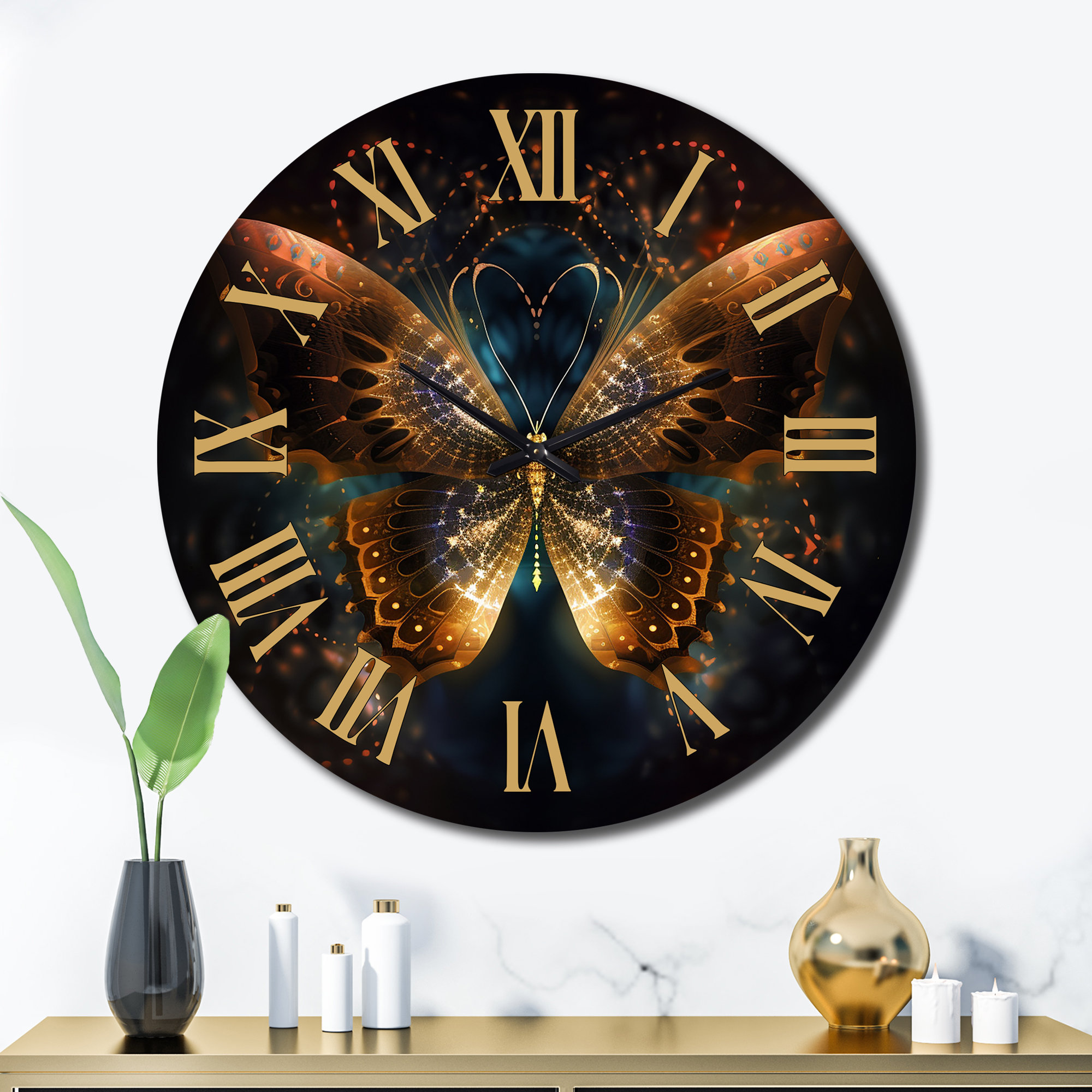 East Urban Home Ethereal Magical Butterfly II - Animals Butterfly Wall ...