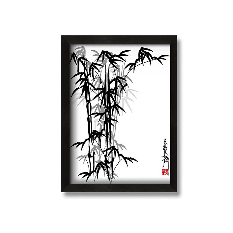 Bay Isle Home Bamboo Scripture - Single Picture Frame Art Prints on ...