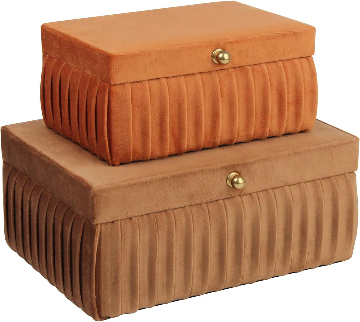 Everly Quinn Velvet Jewellery Boxes, Keepsake Boxes Decorative Boxes ...