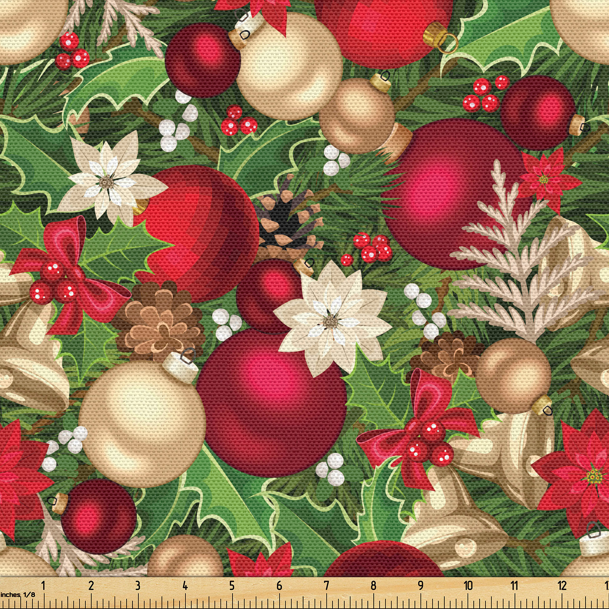 The Seasonal Aisle Akeila Tree Branch Bells Fabric | Wayfair.co.uk