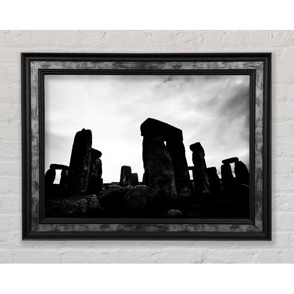 Bright Star Stonehenge B N W - Single Picture Frame Art Prints ...
