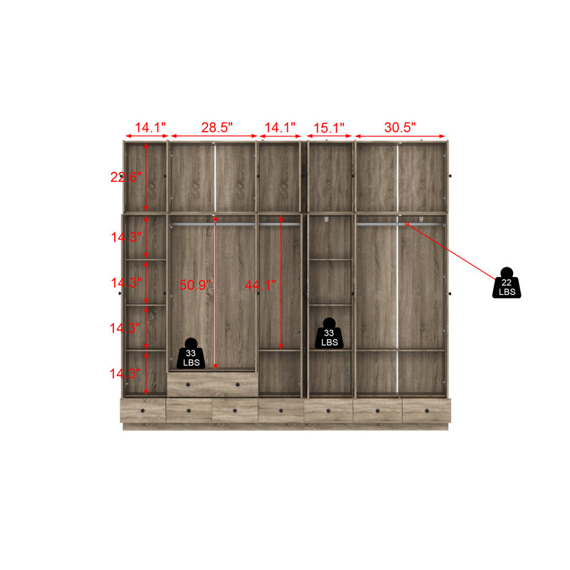 Gracie Oaks Palmhurst Armoire | Wayfair