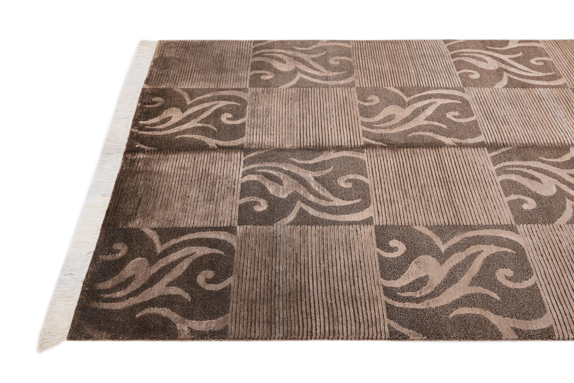 Unique Loom Darya Chocolate Brown Rug | Wayfair